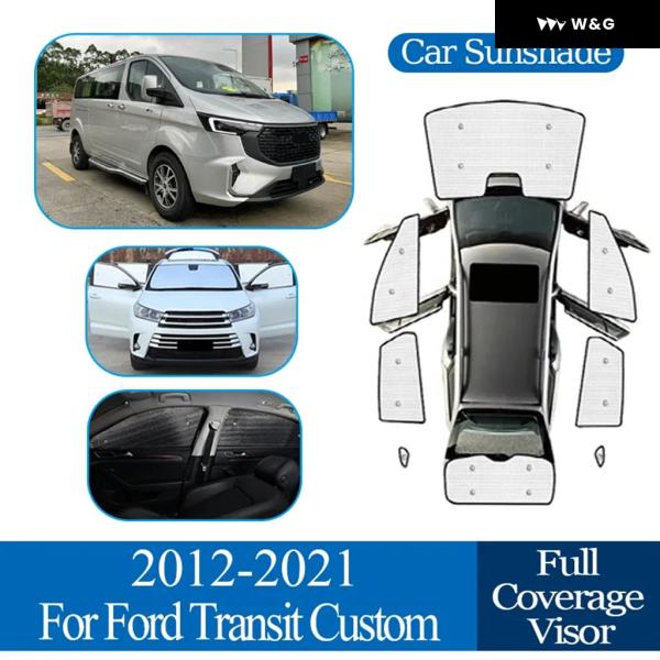 フォード トランジット カスタム 2012-2021 2018 2019 2020 紫外線カット 車用サンシェード ウィンドウサンシェード カバー ボード オートバイ バイク ザー カスタム パーツ アクセサリーProduct applic...