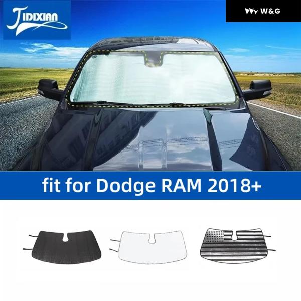 車用 フロントガラス サンバイザーサンシェード カバー アクセサリー ダッジ ラム 2018-24 2025 カスタム パーツ アクセサリーProduct application scenarios:OtherCraft of Weavin...