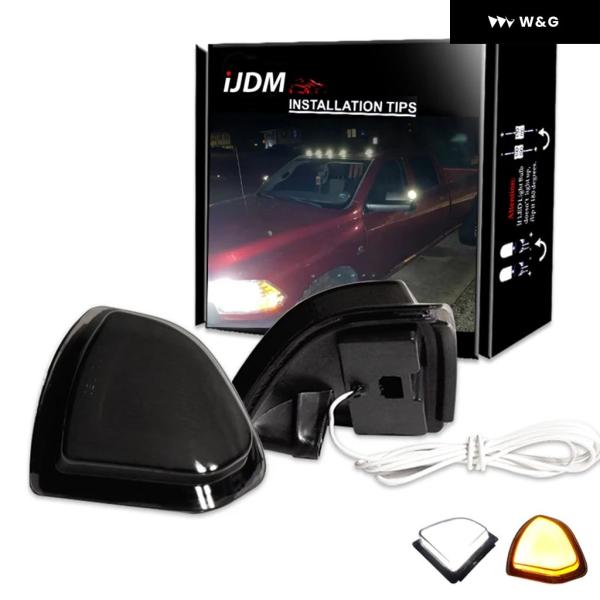 2個 車用ランプ ミラー マーカーランプ 2010-2018 ダッジ ラム 1500 2500 3500 4500 5500 ウィンカーライト / パーキング ライト/DRL カスタム パーツ アクセサリーHign-concerned Ch...