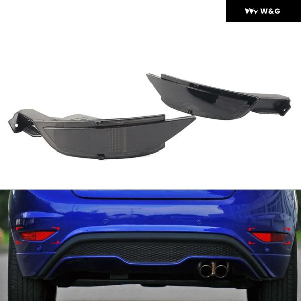 1個 車用リア バンパー リフレクター テールライト バー ブレーキ パーキング ハザード フォード フィエスタ MK6 MK7 C-MAX II グランド C MAX 8A6117A849AB カスタム パーツ アクセサリーHign-co...