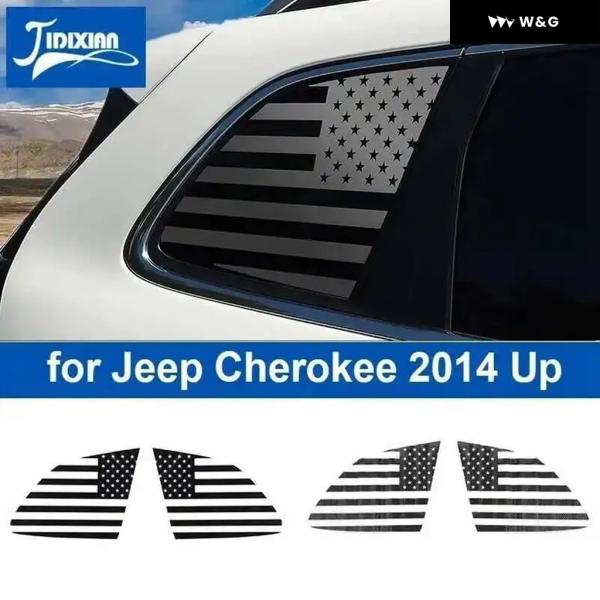 リアウィンドウ デカール デコレーション ステッカー ジープ チェロキー 2014-23以降 カスタム パーツ アクセサリーHign-concerned Chemical:NoneCategory:stickersType Of Stick...