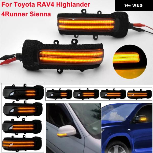 トヨタ 4RUNNER ESTIM PREVIA RUSH SW4 NOAH VOXY VANGUARD ダイナミック アンバー LED 点滅 ウィンカーライト カスタム パーツ アクセサリーHign-concerned Chemical:...