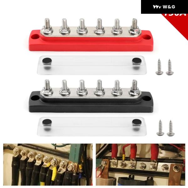 150A バスバー配電ブロック モジュール 設計 バスバー端子スタッド 船舶 自動車 RV ボート トラック カスタム パーツ アクセサリーHign-concerned Chemical:NoneItem Weight:0.3kgItem ...