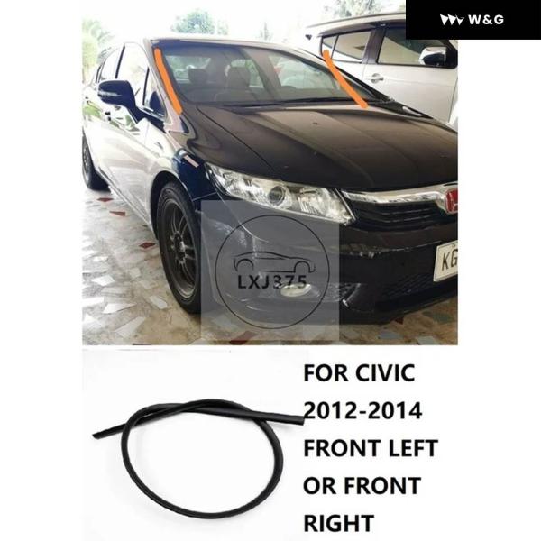 ホンダ シビック 2012-15 フロント左 = 右フロントガラス ラバーモールディング GETAH CERMIN DEPAN GETAH ウィンドスクリーン カスタム パーツ アクセサリーHign-concerned Chemical:N...