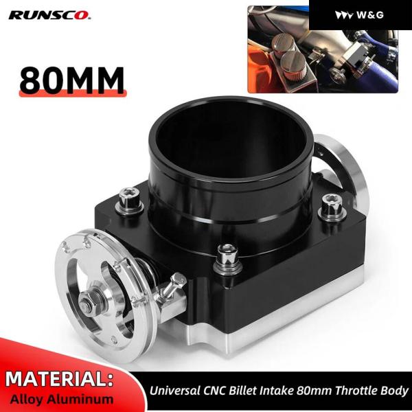 汎用スロットルボディ 80MM スロットルボディ パフォーマンスインテークマニホールド ビレットアルミ ハイフロー カスタム パーツ アクセサリーOther Part Number:0Placement on Vehicle:0Countr...