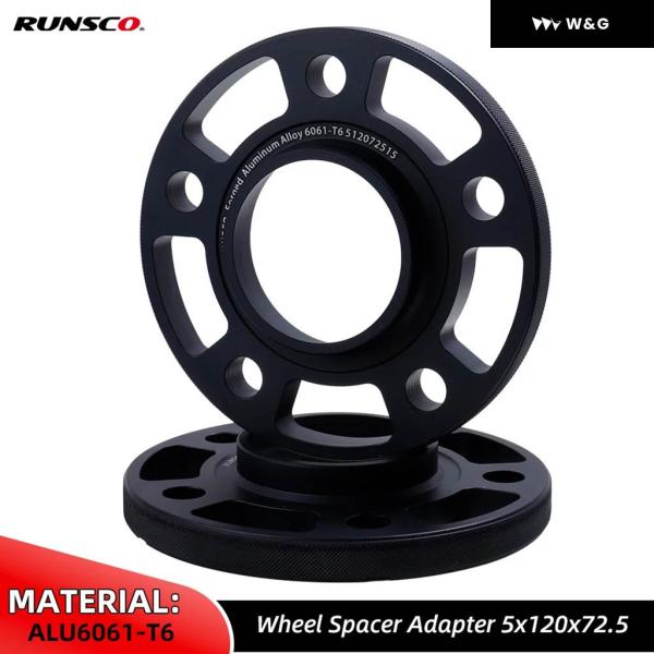 10/12/15/20MM ホイールスペーサーアダプター PCD 5X120 CB 72.5MM 5ラグ スーツ BMW E/Fシリーズ 汎用カー 2ピース/セット アルミ 6061-T6 カスタム パーツ アクセサリーMaterial:A...