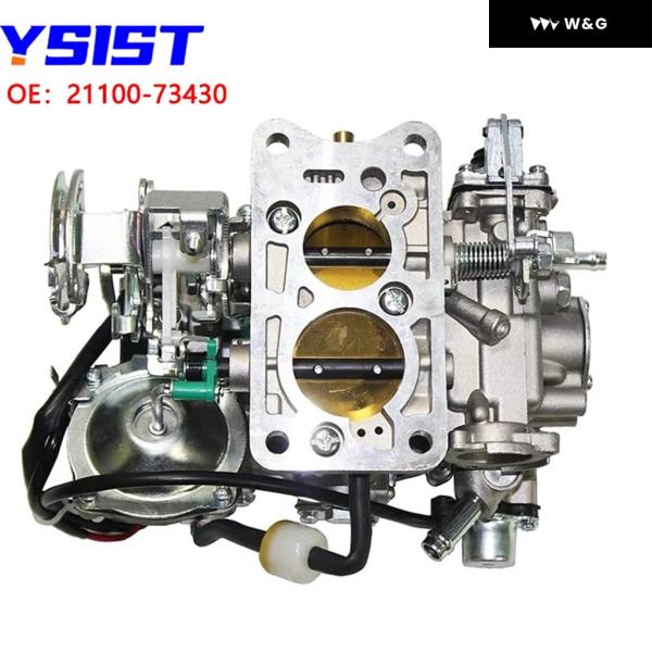 4気筒キャブレター トヨタ 3Y ライトエース エンジン 1.6-3.6L 1992-2000 キャブレター 21100-73430 キャブレターアセンブリ 自動チョーク OEM品質 カスタム パーツ アクセサリーPlacement on ...