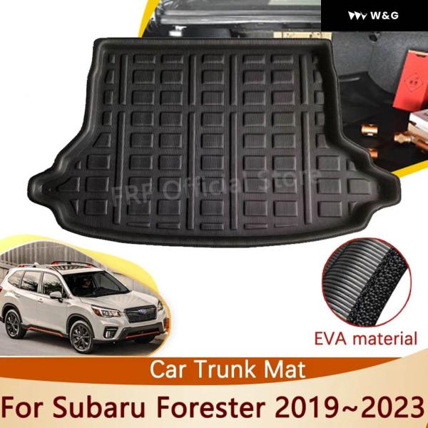 オートリアトランクマット スバル フォレスター SK 2019-23 フロアトレイ 防水ライナー カーゴブーツ カーペット カスタム パーツ アクセサリーHign-concerned Chemical:NoneFilling Materia...
