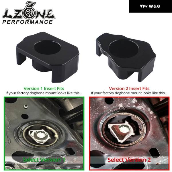 ビレットアルミ MQB ドッグボーン マウント インサート MKVII フォルクスワーゲン ゴルフ/GTI/R 8V アウディ A3/S3/RS3 MKIII アウディ TT/TTS/TTRS L カスタム パーツ アクセサリーHign-c...