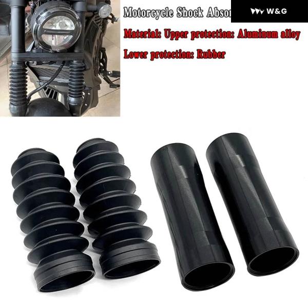 オートバイ バイク フロントフォークブーツスライダーショックアブソーバーカバーゲイターホンダREBEL CMX500 CMX300 CMX 500 300 2017 2018 2019-2024 カスタム パーツ アクセサリーProtect...