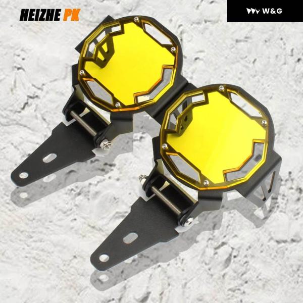 BMW R1250GS R1200GSA アドベンチャー ADV/LC 40周年記念 2021年モデル オートバイ バイク 折りたたみ式 フォグランププロテクター ガード ランプカバー カスタム パーツ アクセサリーModel Name:R...