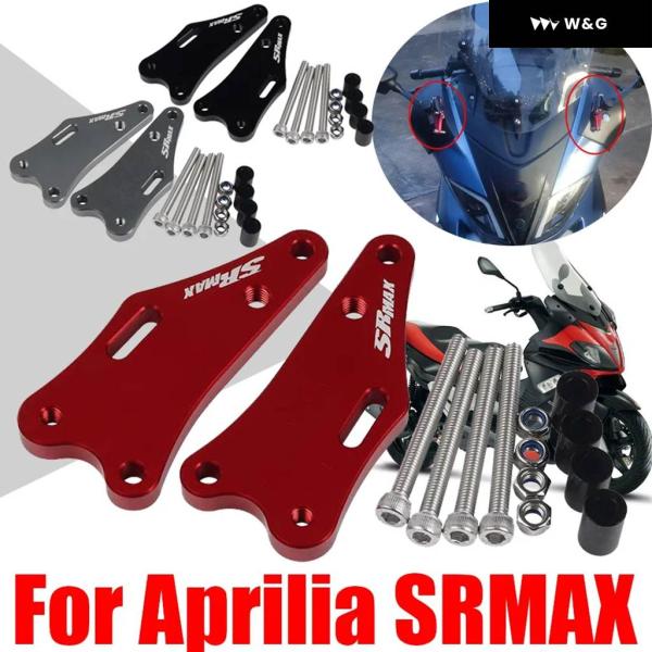 APRILIA SRMAX SR MAX 250 300 MAX250 アクセサリー バックミラー 固定ブラケットホルダー エクステンダーアダプター サイドビューミラーベース カスタム パーツ アクセサリーHign-concerned Ch...