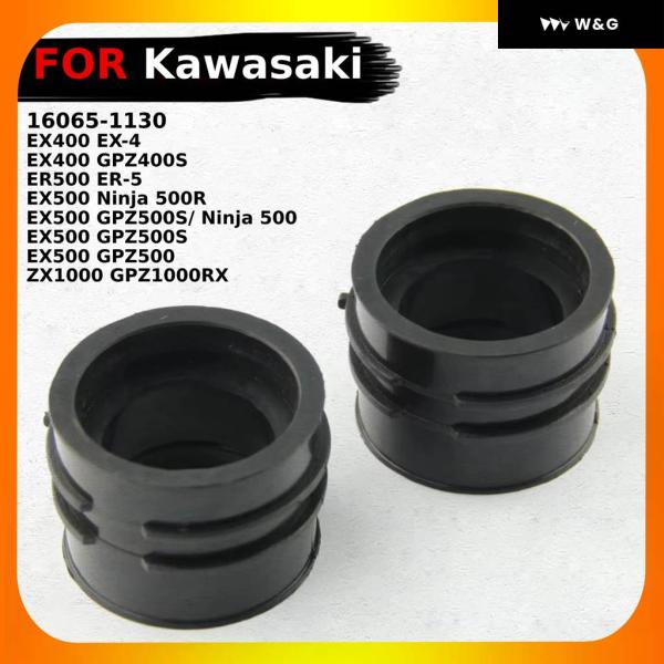 オートバイ バイクキャブレター インテークマニホールド カワサキ EX400 EX-4 GPZ400S ER500 ER-5 EX500 NINJA 500R GPZ500S 500 ZX1000 GPZ1000RX カスタム パーツ アク...