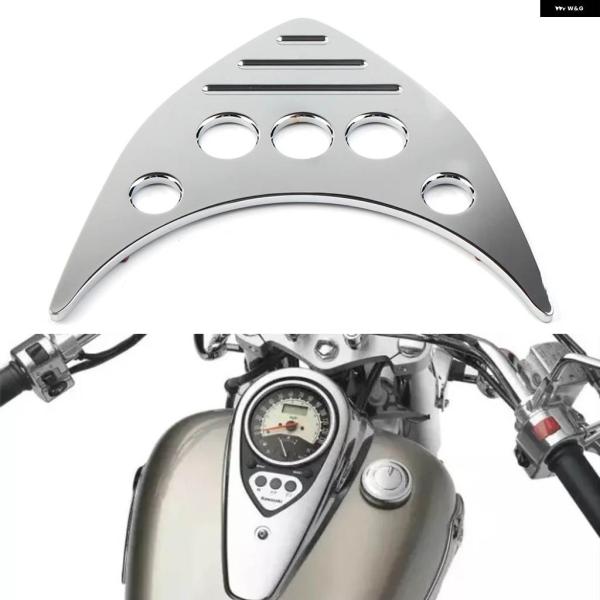 クローム オートバイ CNC ダッシュボード パネル カバー カワサキ VN900 クラシック /LT 2007 2008 09 10 11 12 13 14 15 16 17 2018 2019 カスタム パーツ アクセサリーProtec...
