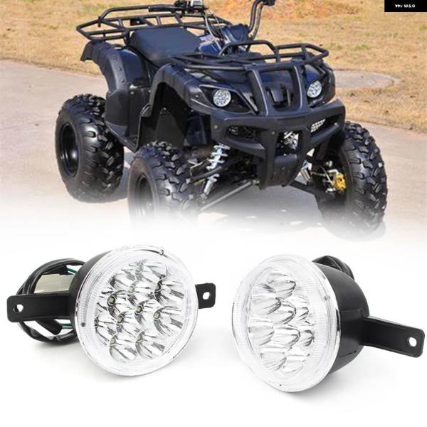 2X LED ヘッドライト 3線 ATVクワッド GY6 150CC 250CC TAOTAO COOLSTER PEACEユーティリティ カスタム パーツ アクセサリーHigh-concerned chemical:NoneBrand N...
