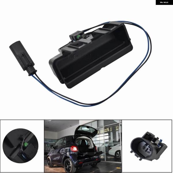 A4517470187 4517470187 スマートフォーツー 451 モデル 2009-2015 カーアクセサリー テールゲートロック リアテール ドアハンドル スイッチ カスタム パーツ アクセサリーHigh-concerned ch...