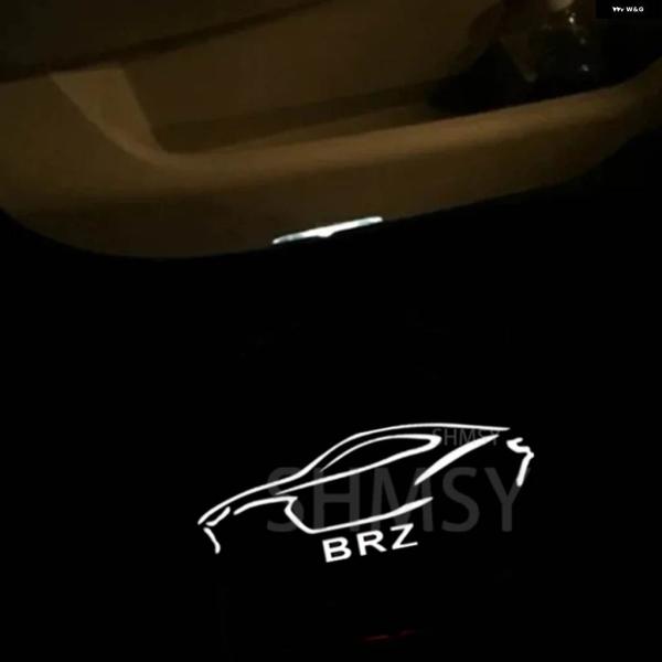2個 LEDライト 車ドア ゴーストシャドウ カーテシランプ プロジェクターアクセサリー スバル BRZ 2012 - 17 2022-2024 カスタム パーツ アクセサリーSpecial Features:ProjectorItem D...