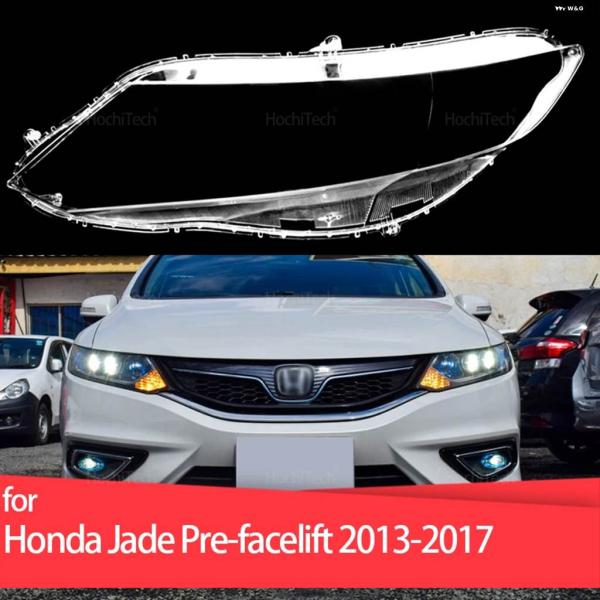 ホンダ ジェイド プレフェイスリフト 2013-2017 ヘッドライト カバー カー ヘッドランプ レンズ ガラス 交換用 フロントランプ シェード オートシェル カスタム パーツ アクセサリーHigh-concerned chemical...