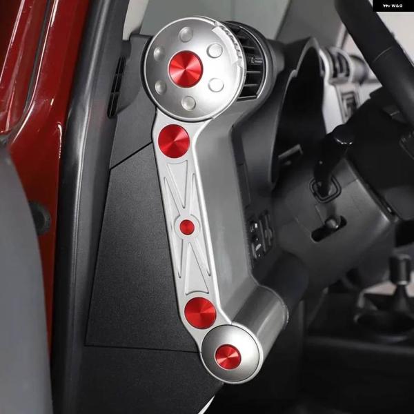 2007-2021 トヨタ FJ クルーザー アルミ 合金 車 ダッシュボード 両側 装飾 パッチ 車内アクセサリー カスタム パーツ アクセサリーHigh-concerned chemical:NoneItem Weight:29gIte...