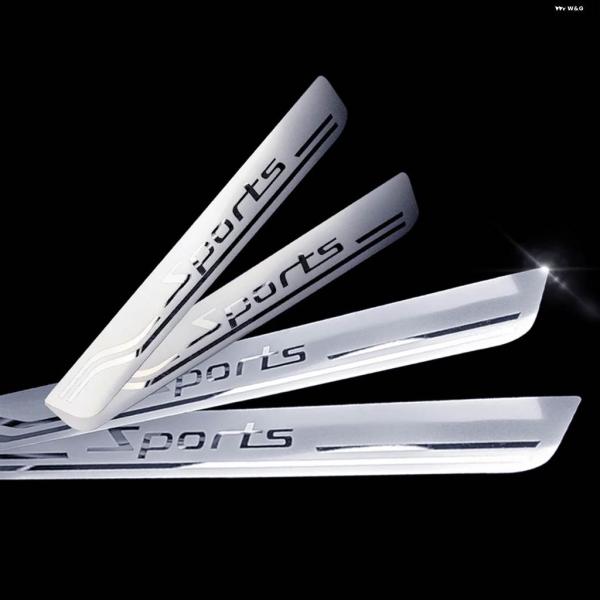 GOLF 6 7 7.5 8 GTI R-LINE JETTA POLO T-ROC R TOURAN PASSAT ドアシル スカッフプレート ステンレス カーステッカー トリムHigh-concerned chemical:NoneOt...