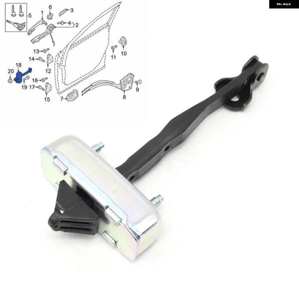 車用 フロントリア ドアチェッカーストッパーヒンジリミッター マツダ CX8 CX-8 18-23 CX5 CX-5 KF MK2 2017-2023High-concerned chemical:NoneStyle:Rear Hinged...