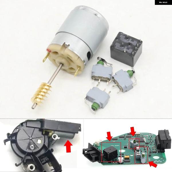 4F0905852 ELV/ESL 車用 ステアリングホイール コラムロック アクチュエーター モーター 制御 マイクロスイッチリレー J518 リペア キット アウディ A6 S6 C6 Q7Product Name:New StyleH...