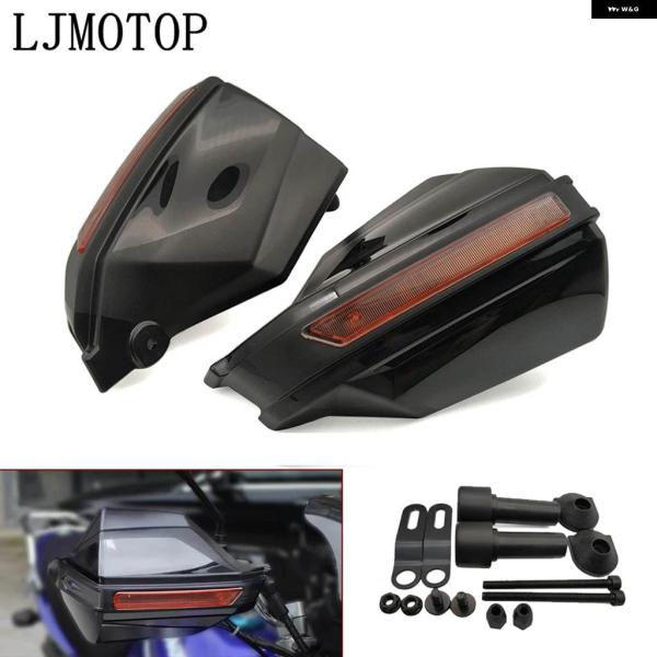 バイク ハンドガード ハンドル プロテクター シールド防風 ハンドガード ブラック スズキ バーグマン 400 GS1000 GS500E GS550M カタナ カスタム パーツ アクセサリーHigh-concerned chemical:...