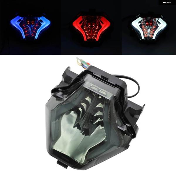 バイク LED テールライト ウィンカーブレーキランプ ヤマハ MT07 FZ07 MT03 YZF R3 R25 2014-2023 2021 2022 MT25 LC150 SNIPER150 カスタム パーツ アクセサリーBatter...