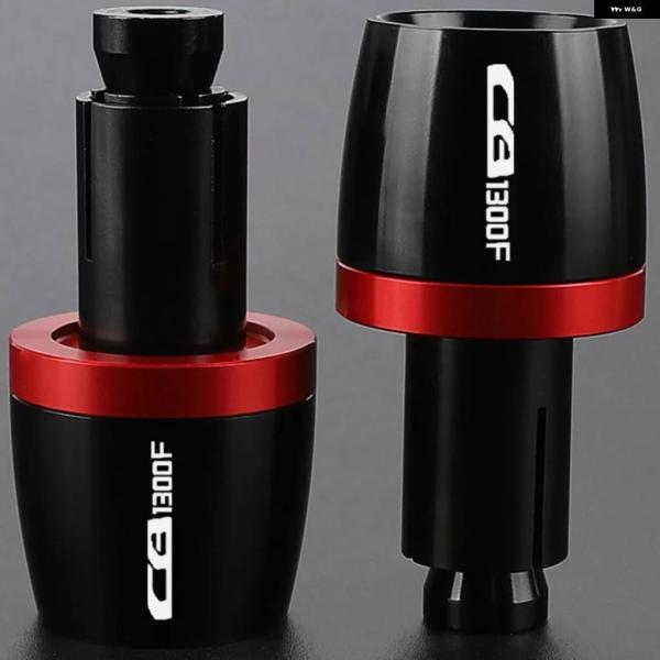 2009 2008 MOTO メタル ハンドルバー カウンターウェイト プラグ スライダー モーター バイク グリップ ホンダ CB1300F 2003-2010 2007 2006 カスタム パーツ アクセサリーHigh-concerne...