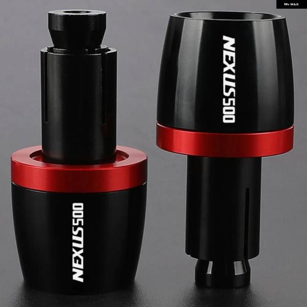 バイク ホンダ NEXUS500 2007 アルミ ハンドルバー グリップ バーエンド スライダー ハンドルバー グリップ キャップ プラグ スライダー NEXUS 500 カスタム パーツ アクセサリーHigh-concerned che...