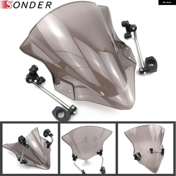 バイク ウインドシールド デフレクター カワサキ Z1000 Z800 Z250 Z300 Z750 Z750R ER4N ER6N ER6F ER 6N 6F 250 800 カスタム パーツ アクセサリーItem Weight:1kgI...