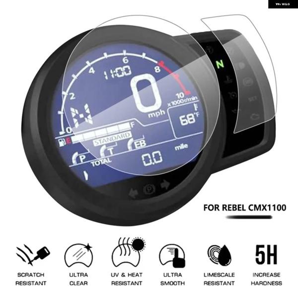 バイク クラスター スクラッチプロテクションフィルム スクリーン スクラッチプロテクションフィルム ホンダ CMX1100 2021-2023 2022 カスタム パーツ アクセサリーProtective parts:Instrument ...