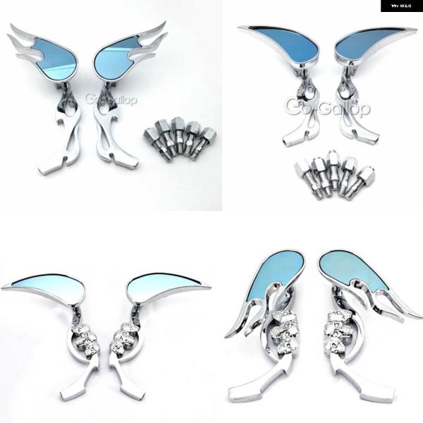 5 スタイル バイク リアビューサイドミラー ホンダ シャドウスピリットVT400 VT750 VT1100 VTX1300 VTX1800スティードVLX 400 600 カスタム パーツ アクセサリーHigh-concerned che...