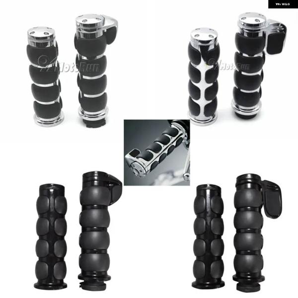 4 スタイル 1インチ 25MM バイク ハンドルバー ハンド グリップ ホンダ シャドウ スピリット VT750 VT1100 VTX1300 VTX1800 スティード VLX 400 600 マグナ NE カスタム パーツ アクセサリ...