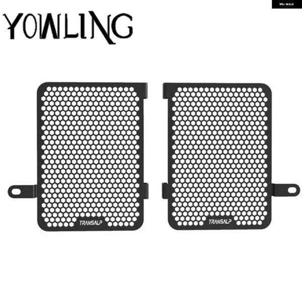 ホンダ XL700V TRANSALP 700 XL 700V 2008-2022 バイク ラジエーター ガード グリル シールド エンジン クーラー ベゼル プロテクター メッシュカバー カスタム パーツ アクセサリーProtective...