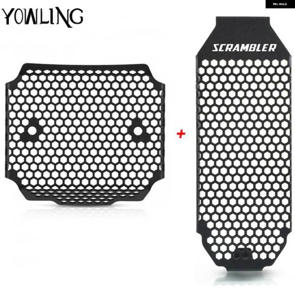 ドゥカティ SCRAMBLER 400 800 2015-2021 2022 整流器 ラジエーター ガード タンク グリル シールド エンジン クーラー ベゼル プロテクター メッシュカバー カスタム パーツ アクセサリーProtectiv...