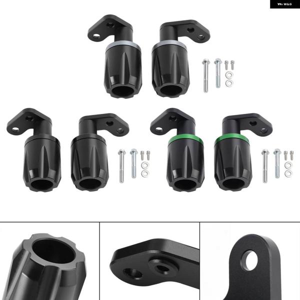 アンチ クラッシュ フレーム スライダー プロテクター ブラック カワサキ ZX-6R 2024-2025 ブラック カスタム パーツ アクセサリーHigh-concerned chemical:NoneModel Name:FS-254-...