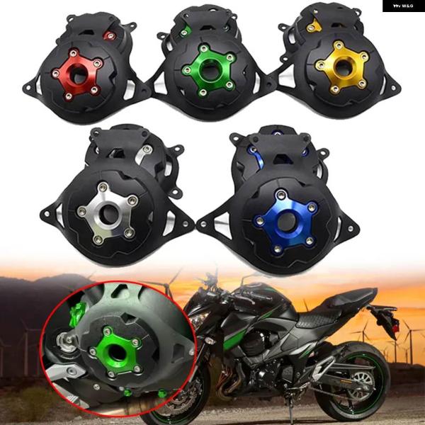 カワサキ Z750 2008-2016 Z800 2013-2016 バイク エンジン ステーターカバー プロテクター ケース クラッシュ スライダー ガード カスタム パーツ アクセサリーHigh-concerned chemical:N...