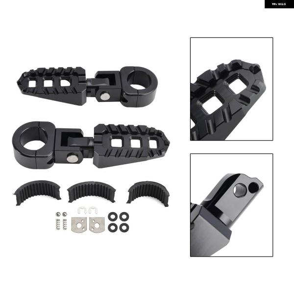 フロント フットペグ 1.25インチバー バイク カスタム パーツ アクセサリーHigh-concerned chemical:NoneModel Name:FP-375-BLKOrigin:Mainland ChinaTOPTENG UN...