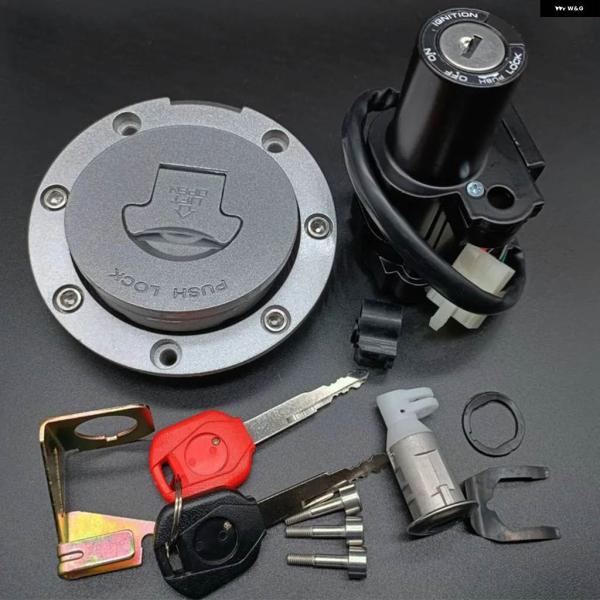 イグニッション スイッチ ガスキャップ シート キーロックセット ホンダ ホーネット 599 600PC 36 2003 - 06 CB750 F2 ナイトホーク セブンフィフティ 2002-08 カスタム パーツ アクセサリーHigh-c...