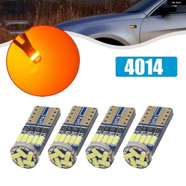 10個 T10 W5W 4014 15SMD LED CANバス ハイパワー カークリアランスウェッジサイドライト インテリア ドーム読書灯 12V 6000K ホワイト カスタム パーツ アクセサリーFor Vehicle Brands/...