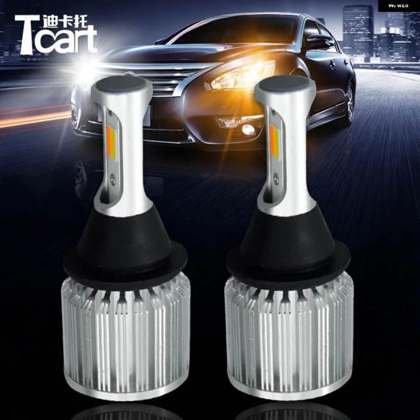 TCART オートシグナル バルブ 60W 7440 WY21W LEDランプ ホワイト DRL デイタイム ランニングライト アンバー ウィンカー 日産 ムラーノ Z51 2005 カスタム パーツ アクセサリーHigh-concerne...