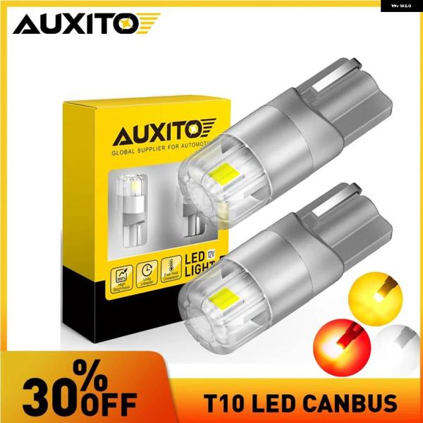 T10 LED CANバス W5W LEDランプ 168 194 2824 電球 6000K ホワイト 車内ライト ドーム トランク 読書灯 ホワイト 12V カスタム パーツ アクセサリーHigh-concerned chemical:N...