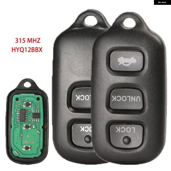 リモートカーキーフォブ コントロール 315MHZ HYQ12BBX トヨタ ハイランダー カムリ ソラーラ カローラ シエナ 2002-2007 GQ43VT14T カスタム パーツ アクセサリーHigh-concerned chemic...