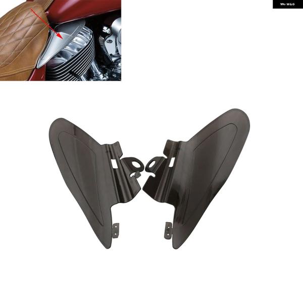 オートバイ スモークサドルシールドヒート ディフレクター INDIAN CHIEF CLASSIC VINTAGE CHIEFTAIN ROADMASTER 2014 - 16 2018 パーツ アクセサリーBrand Name:WOZEW...