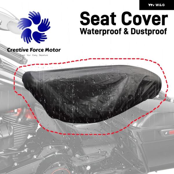 オートバイ バイク シート クッション レインカバー オートバイ バイク 防水 プロテクター ハーレー カワサキ BMW ホンダ スポーツスター ソフテイル ファットボブ ダイナ カスタムパーツ アクセサリー 交換用部品Hign-conce...