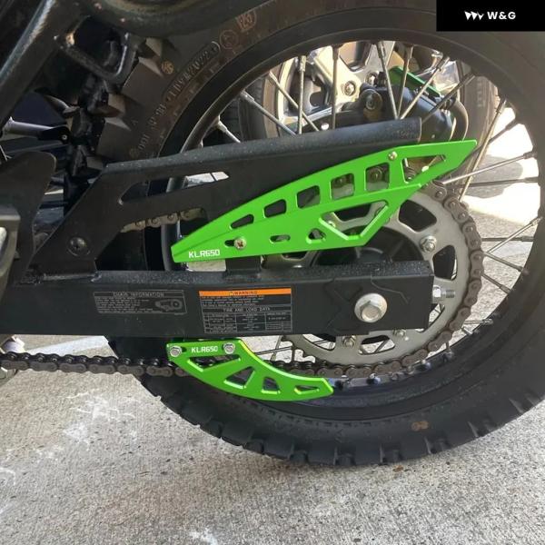 オートバイ バイク チェーン ガイドガード プロテクター キット カワサキ KLR650 E 2008-18 カスタムパーツ アクセサリー 交換用部品Hign-concerned Chemical:NoneModel Name:Chain ...