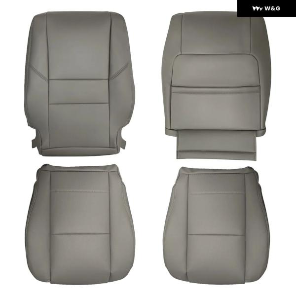 トヨタ セコイア 2000-2007 グレー 運転席 助手席アンダー 上部シートカバー 4枚 カスタム パーツ アクセサリーFilling:PPTarget Pet:OtherThickness:ThickProduct applicati...