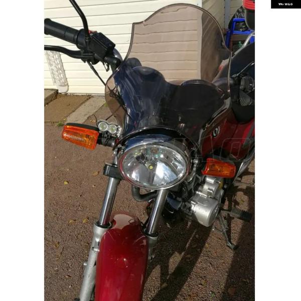 フロントガラス スクリーン 1980 - 2017 スズキ GN125 GN125E GN250 GN400 GN 125 250 400 E U ヘッドライト サイド マウント ブラケット カスタム パーツ アクセサリーItem Weig...