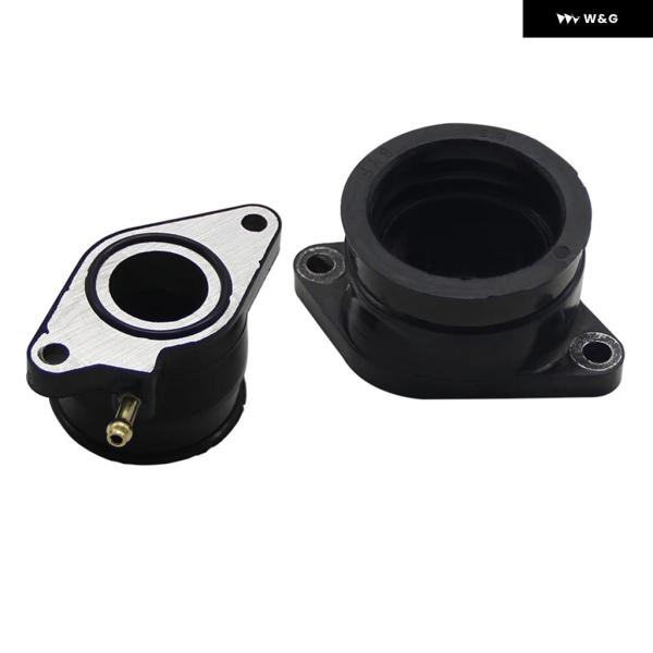 2個 オートバイ バイク キャブレター インターフェース マニホールド 吸気 MZ/MUZ MOTO BAGHIRA MASTIFF 1998-2006 SKORPION 660 1994-2002 SM660 カスタム パーツ アクセサリ...